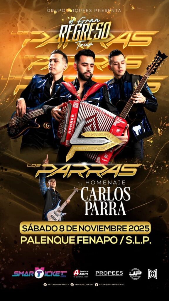 LOS PARRAS LLEGAN A SAN LUIS CON “EL GRAN REGRESO TOUR” El Palenque de ...