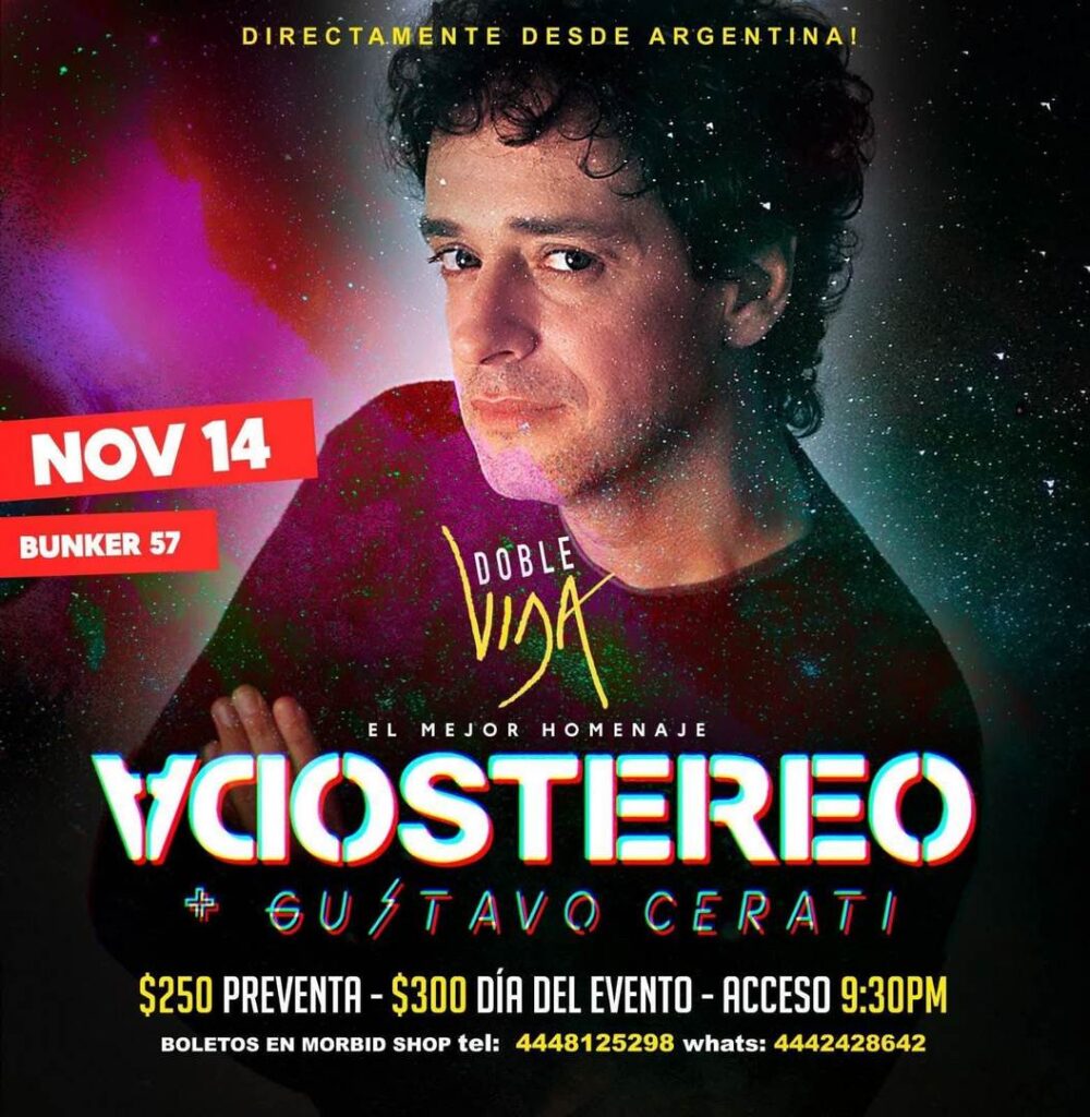 MÚSICA DE SODA STEREO Y PXNDX HARÁ VIBRAR SAN LUIS POTOSÍ | La Razón ...